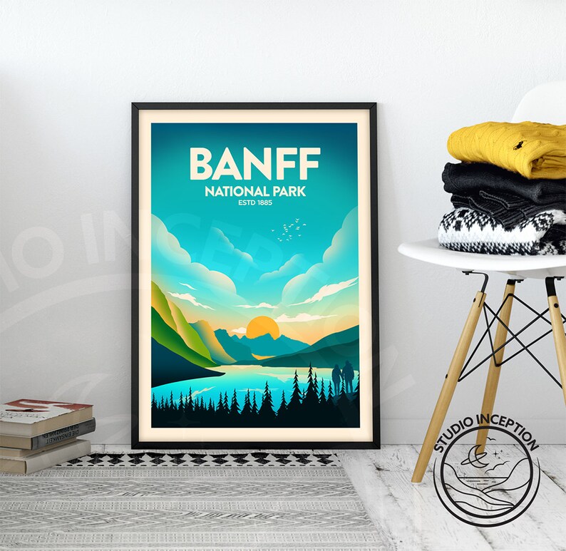 Banff National Park Print Poster Established Edition | Etsy
