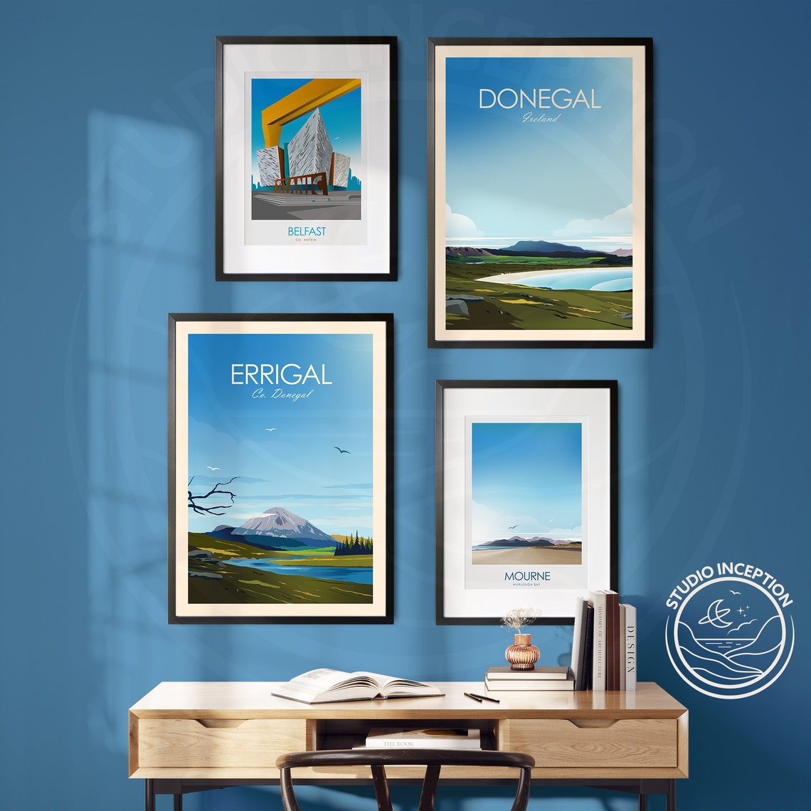 Donegal Errigal Ireland Travel Print | Donegal Poster - Etsy