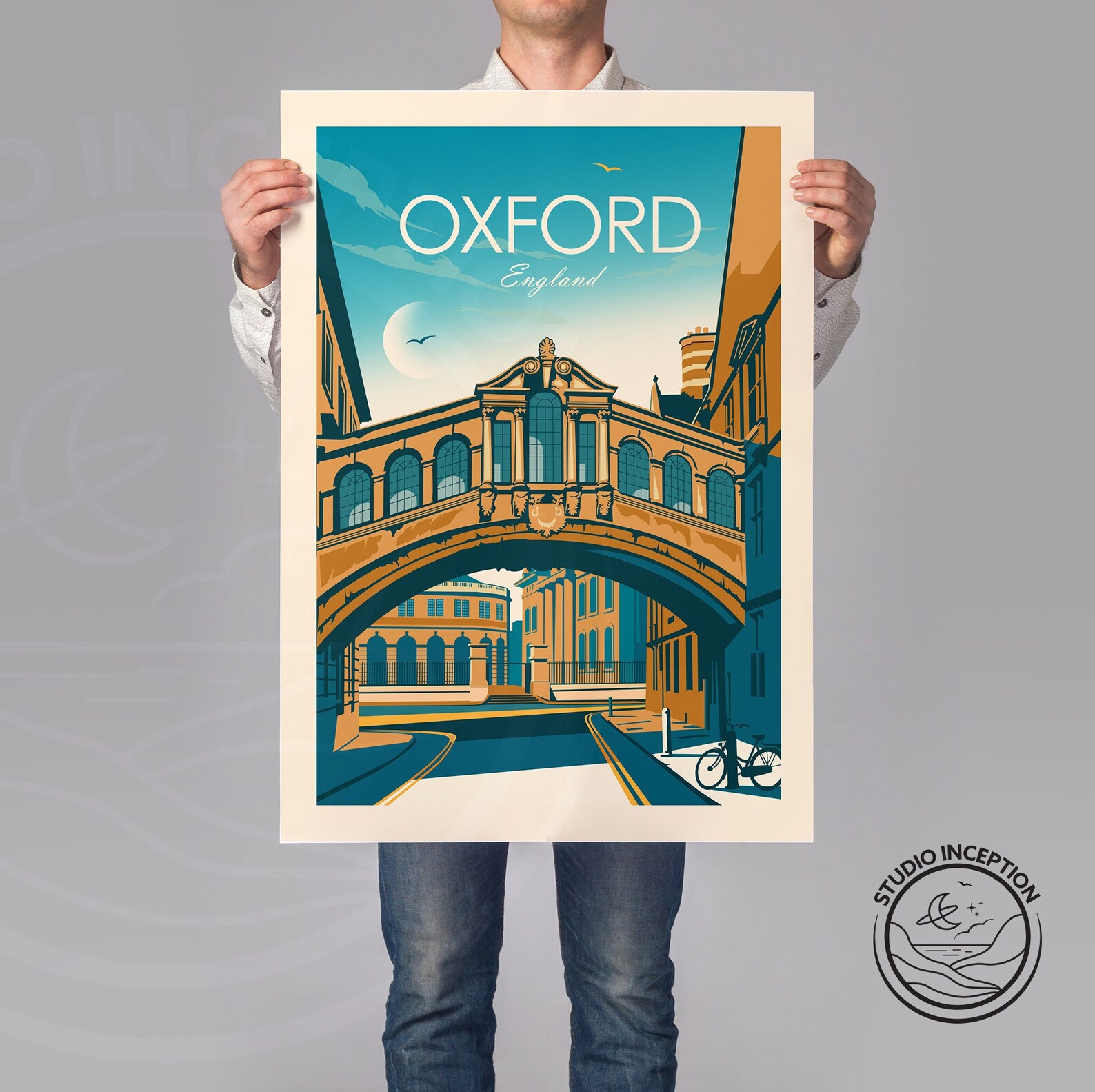 Oxford Print, Oxford University, England Print, Travel Poster, Travel ...