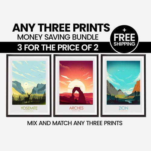 Money Saving Print Set Any 4 Prints of Your Choice Choose - Etsy
