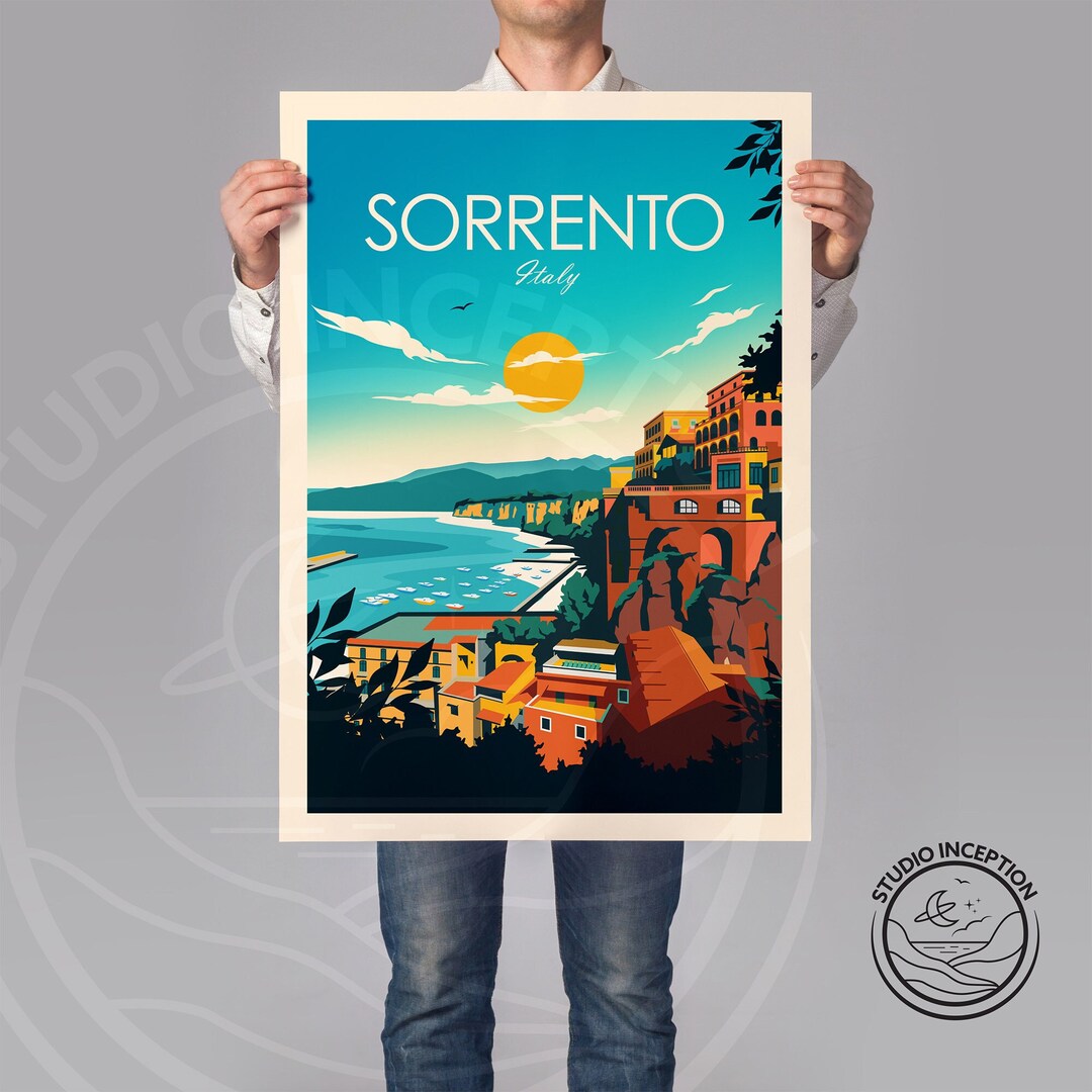 Italy Print Italy Poster Sorrento Print Travel Poster Travel Print ...
