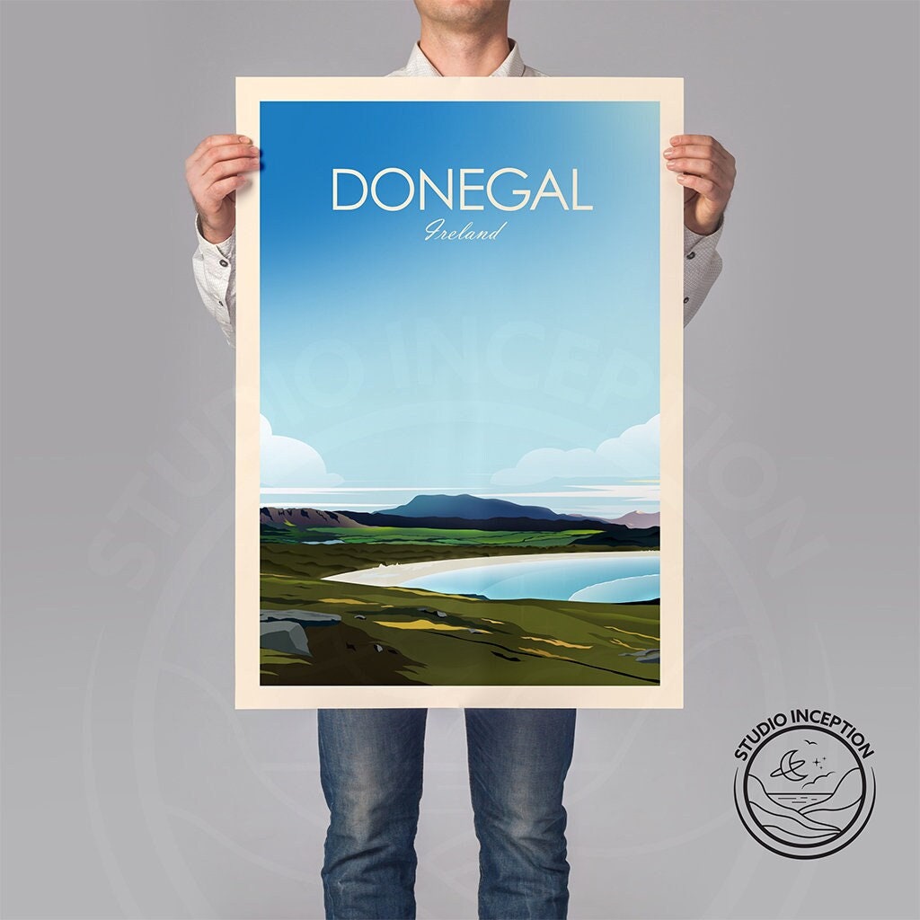 Donegal Art Print | Ireland Poster | Donegal Poster | Downings Print ...