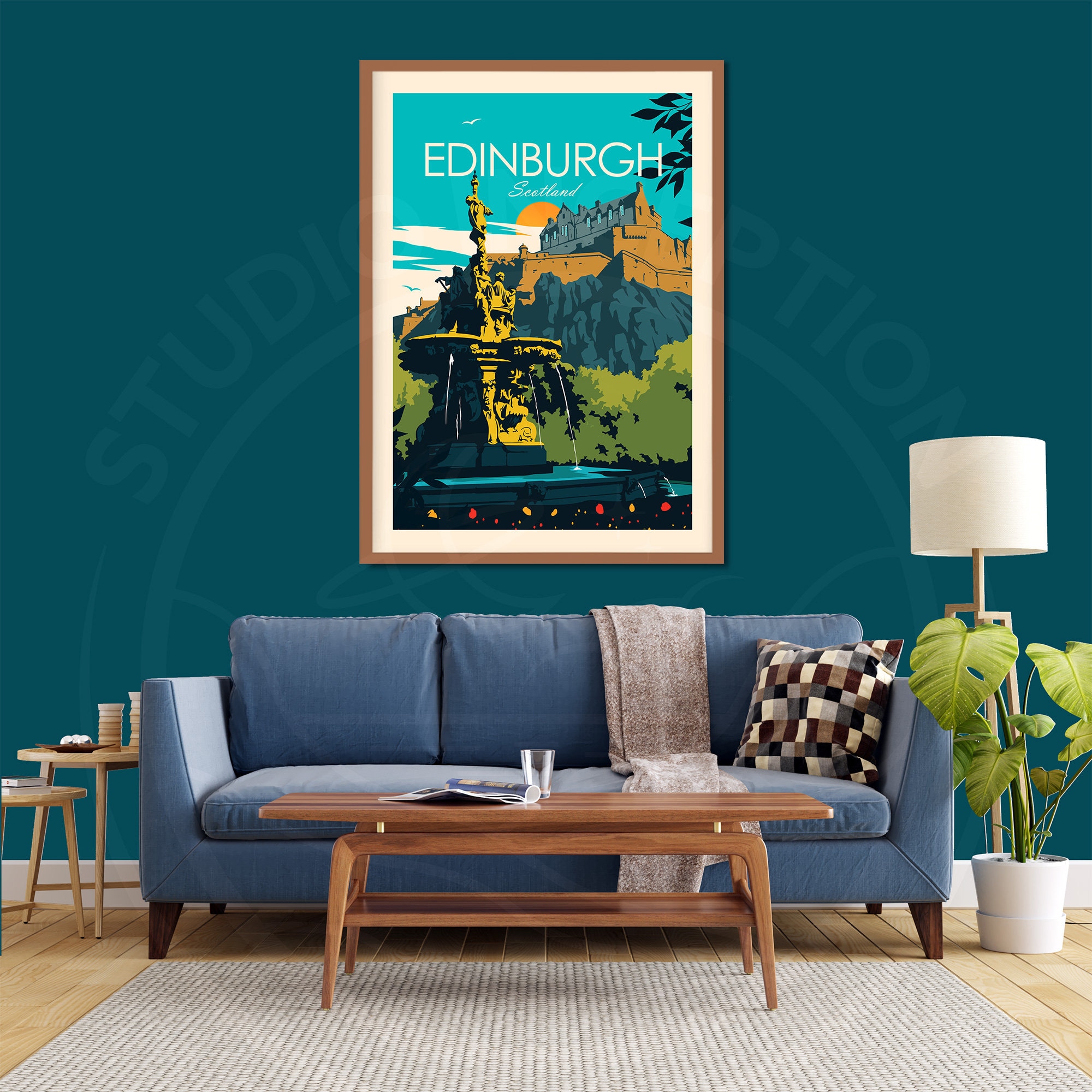 Edinburgh Scotland Print - Etsy