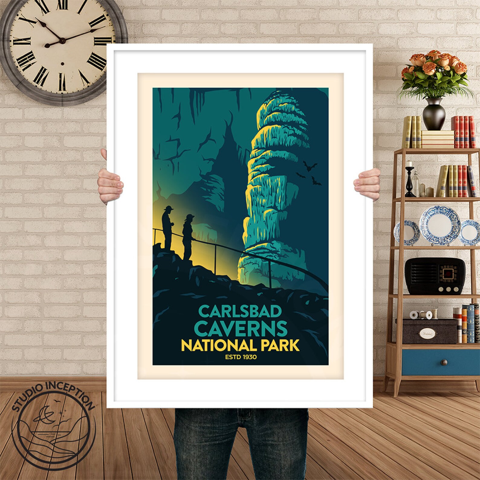 Carlsbad Caverns National Park Poster Print National Park | Etsy