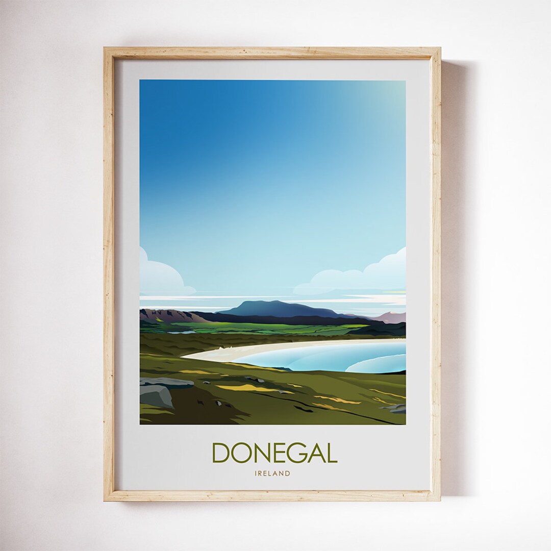 Donegal Print Donegal Poster Donegal Ireland Dunfanaghy Muckish ...