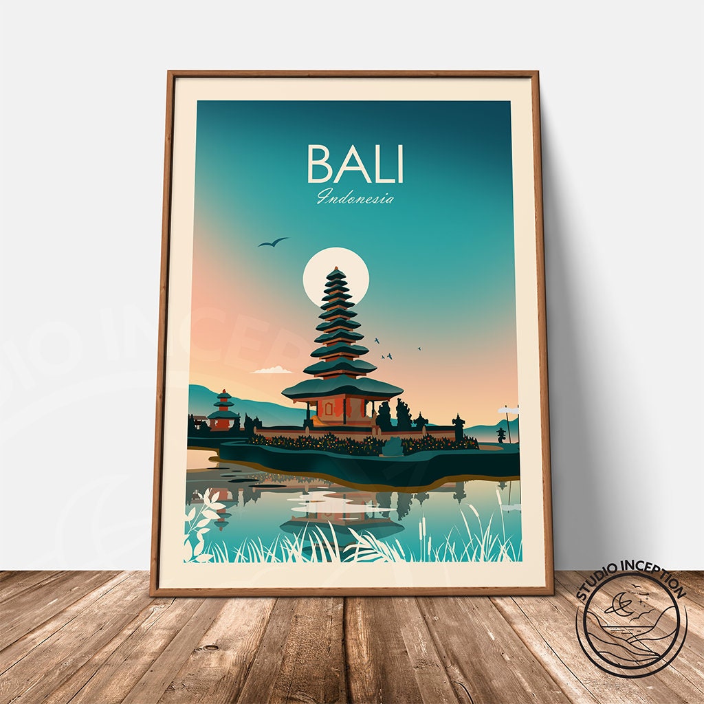 Bali Print Indonesia Travel Print Art Print Poster Print Bali - Etsy UK