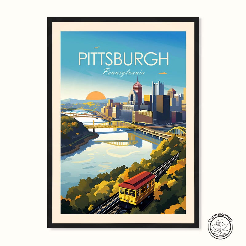 Pittsburgh Art - Etsy