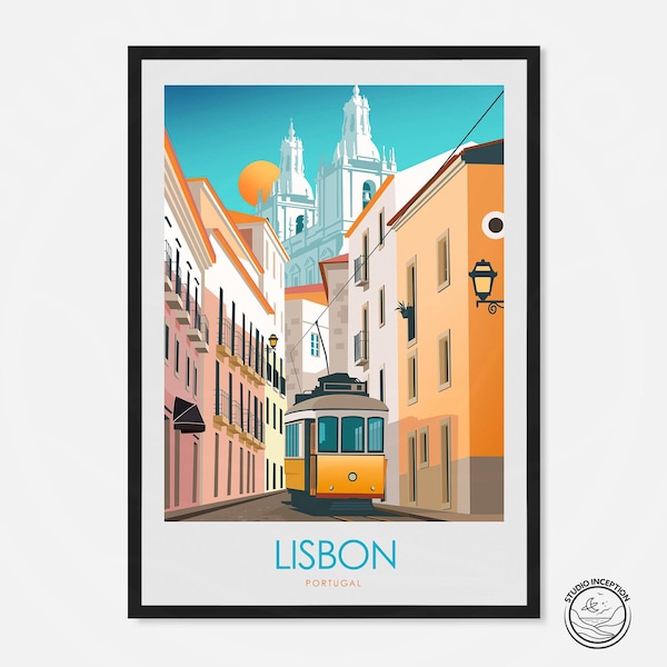 Lisbon Print - Etsy