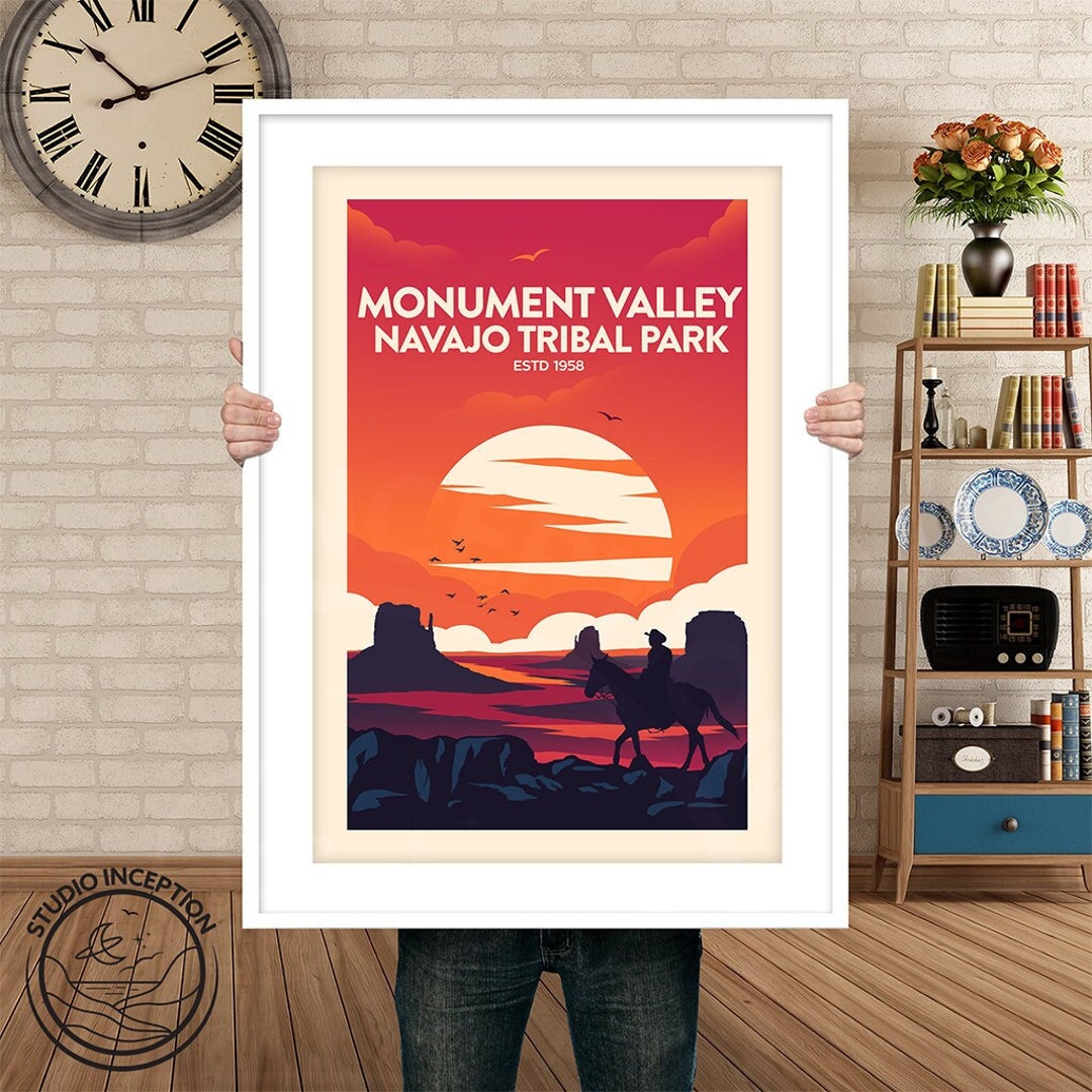 Monument Valley Navajo Tribal Park National Park Travel Poster by ...