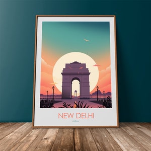 India Travel Print India Gate Gift Poster Art Artwork - Etsy