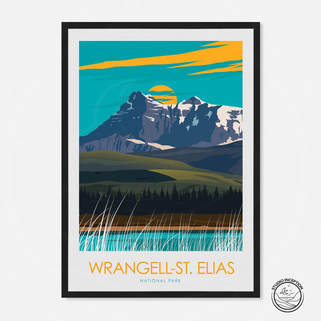 Wrangell St. Elias National Park Print - Etsy