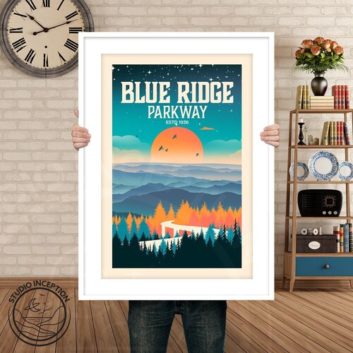 Blue Ridge Parkway Poster - Etsy