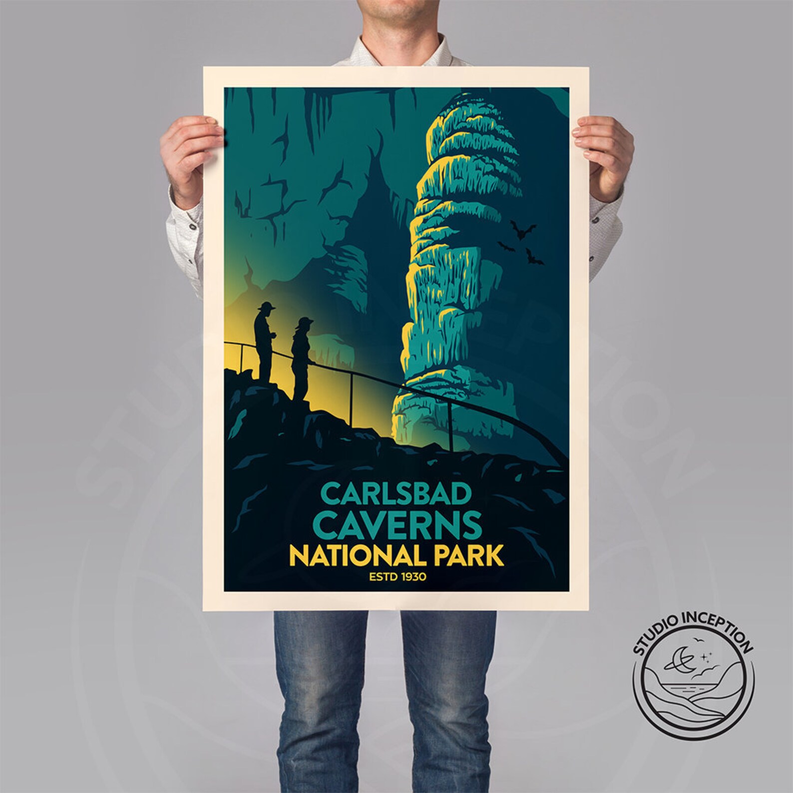Carlsbad Caverns National Park Poster Print National Park | Etsy