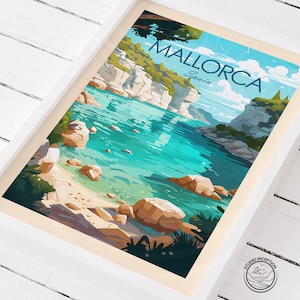 Mallorca Print, Majorca Travel Print, Mallorca Poster, Spain Wall Art ...