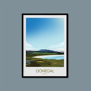 Donegal Print | Donegal Poster | Donegal Ireland | Dunfanaghy | Muckish ...