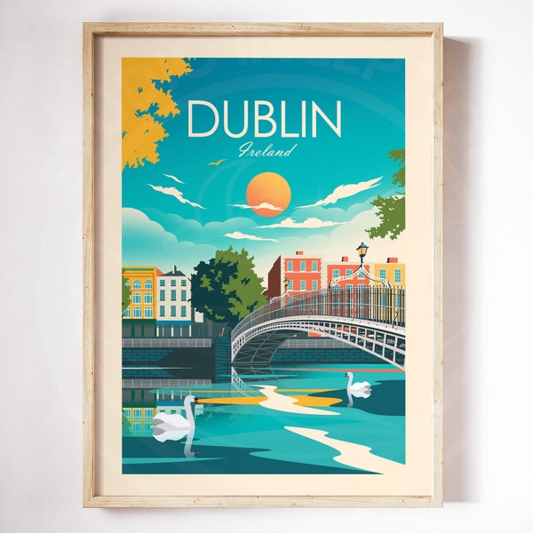 Dublin Poster - Etsy UK