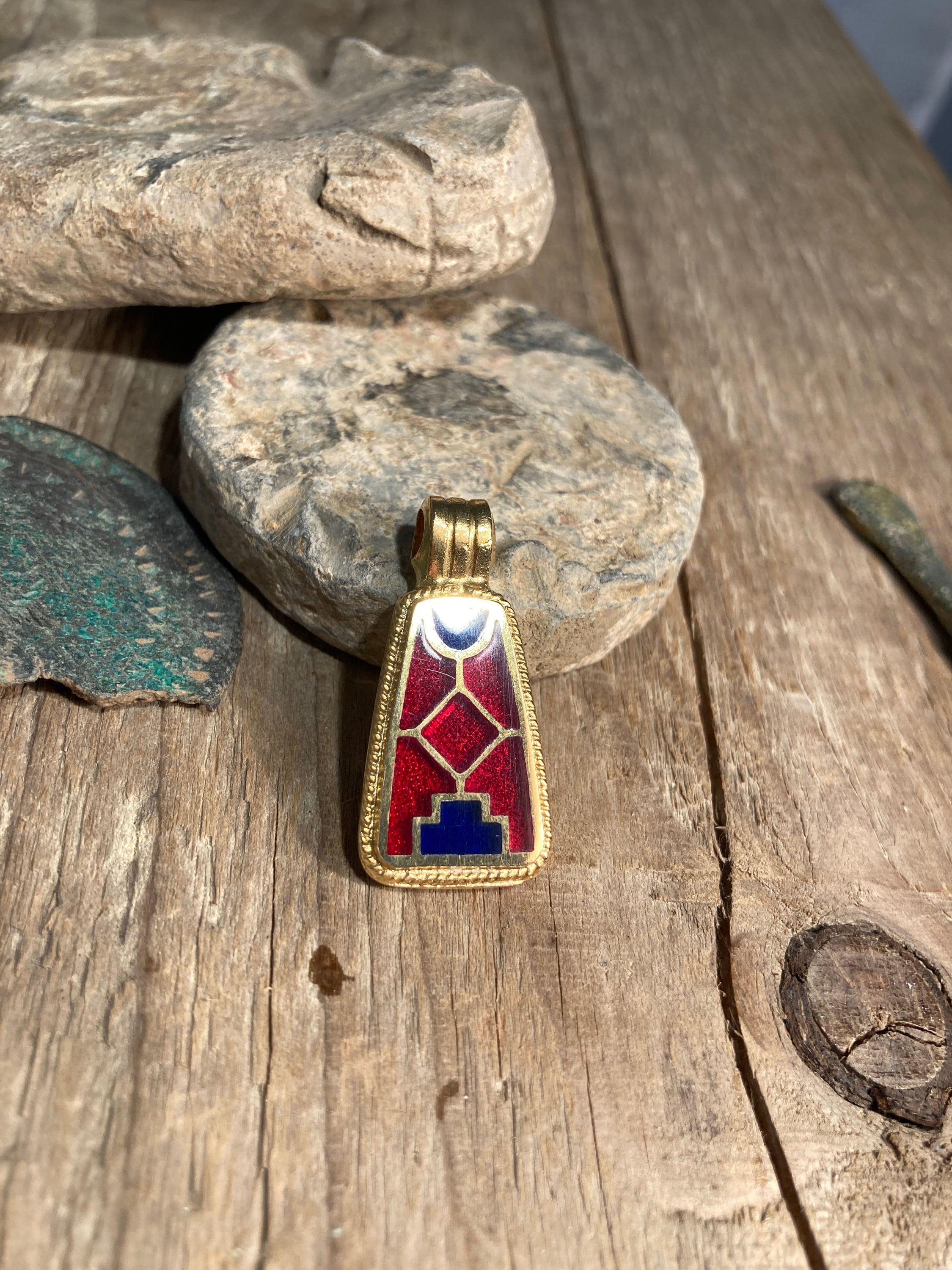 Anglo Saxon 7th Century Pendant Staffordshire Hoard/sutton Hoo Era ...