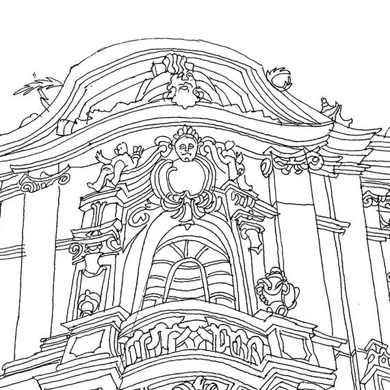 Baroque Architecture Drawings