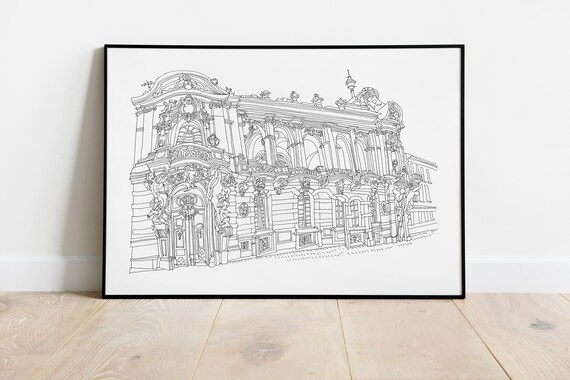 Baroque Architecture Sketch