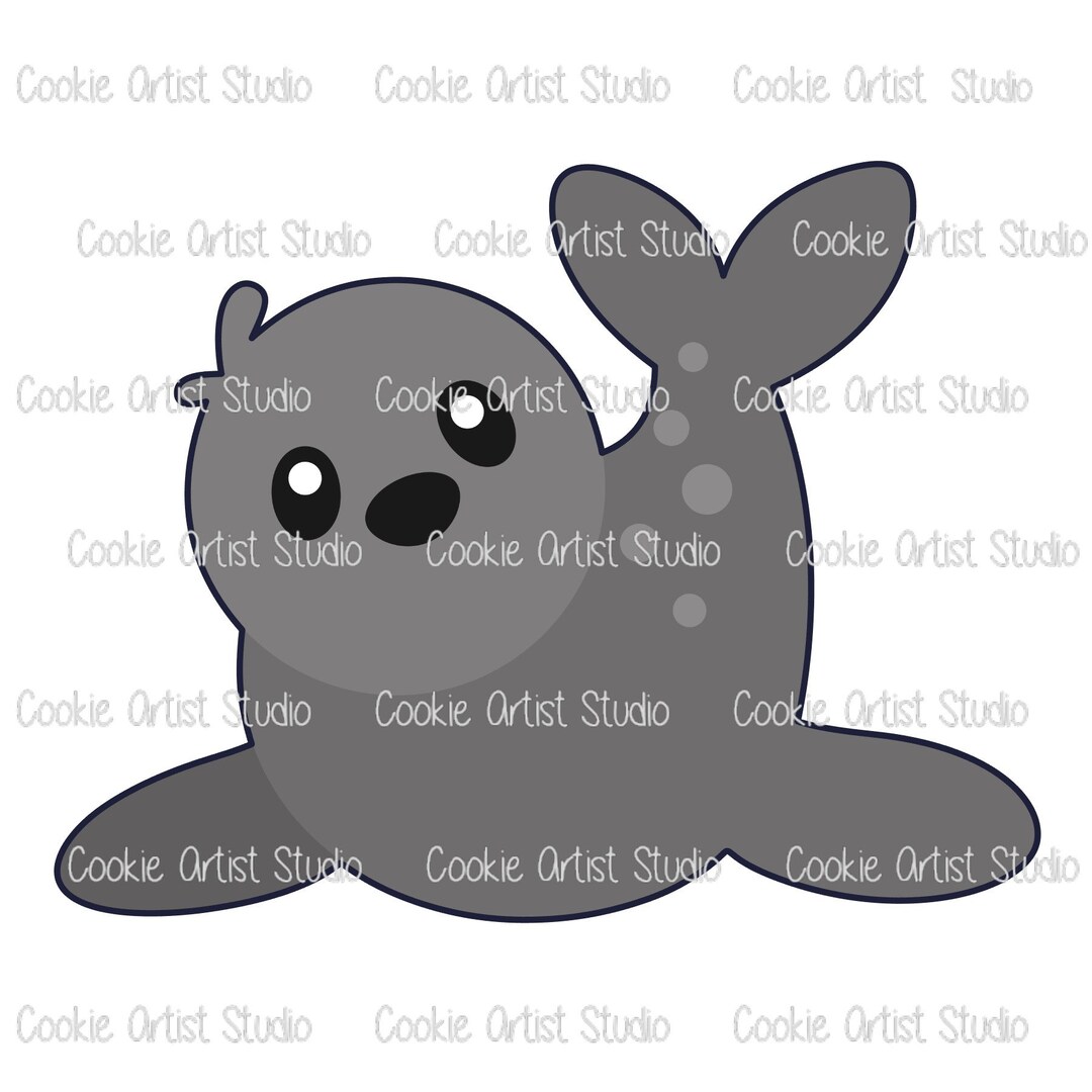 Seal Cookie Cutter and Fondant Cutter Set - Etsy