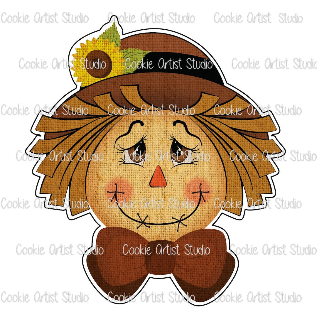 Scarecrow Face Cookie Cutter and Fondant Cutter Set - Etsy