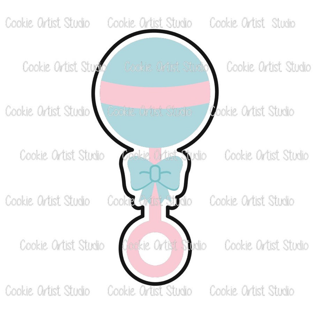Baby Rattle DIGITAL STL File, Cookie Cutter to Download, Downloadable ...
