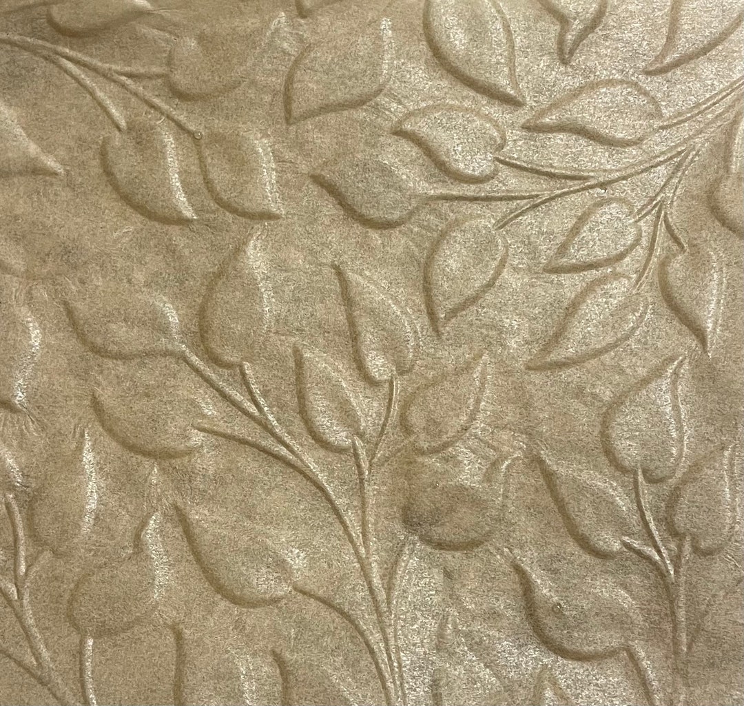 Pretty Leaves Embossing Sheets, Textures and Dimension Parchment Papers ...