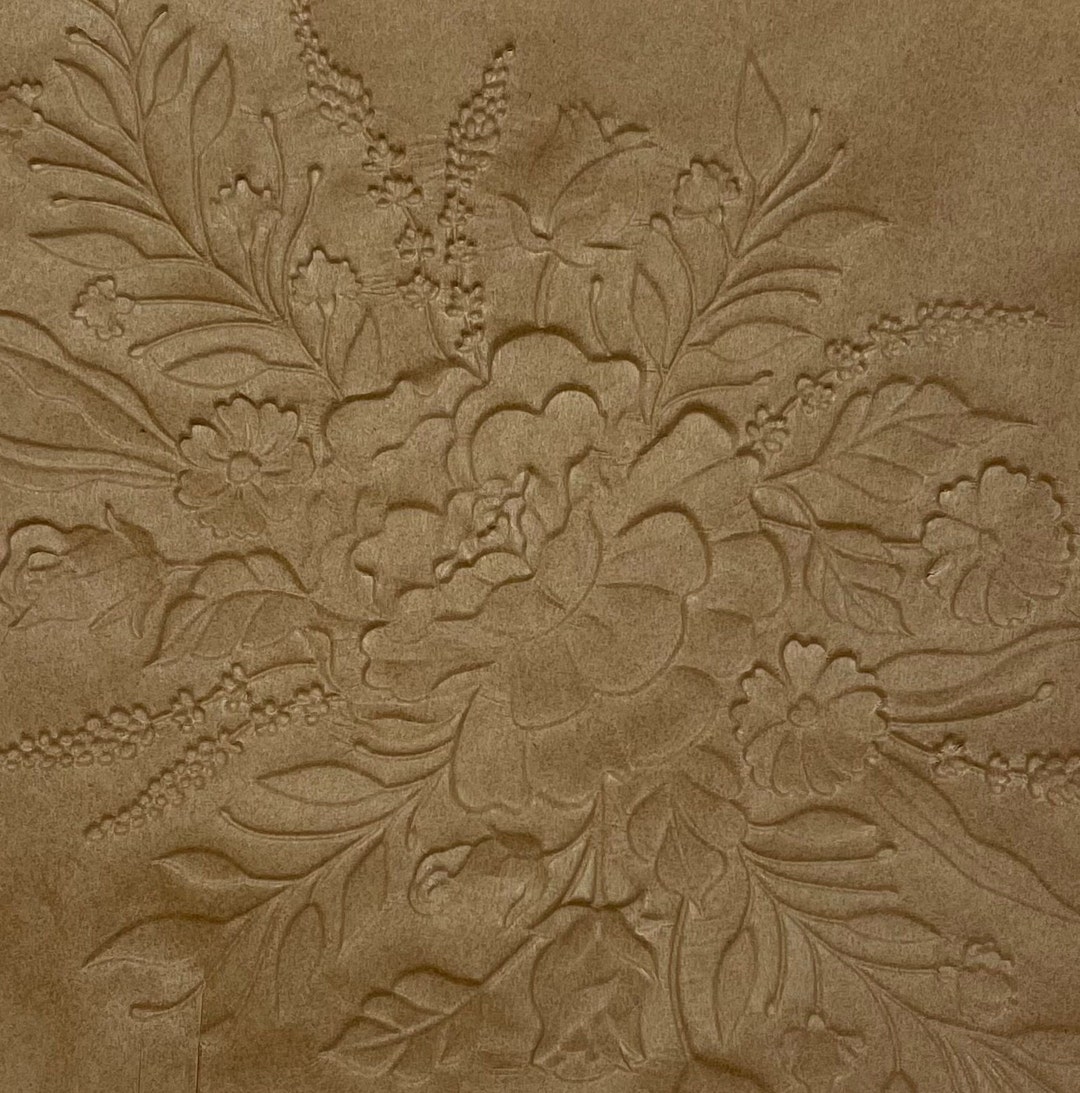 Flower Bouquet Embossing Sheets, Textures and Dimension Parchment ...