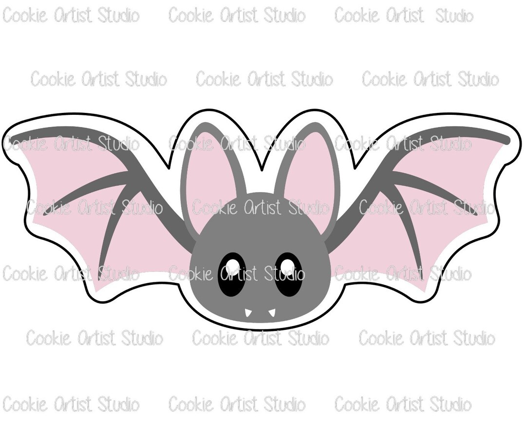 Bat Cookie Cutter and Fondant Cutter Set - Etsy