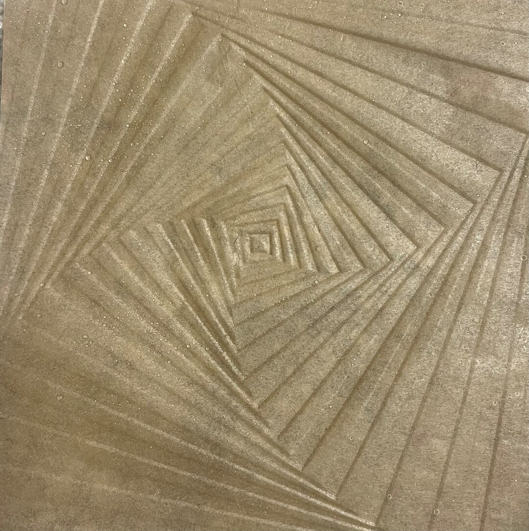 Concentric Square Embossing Sheets, Textures and Dimension Parchment ...