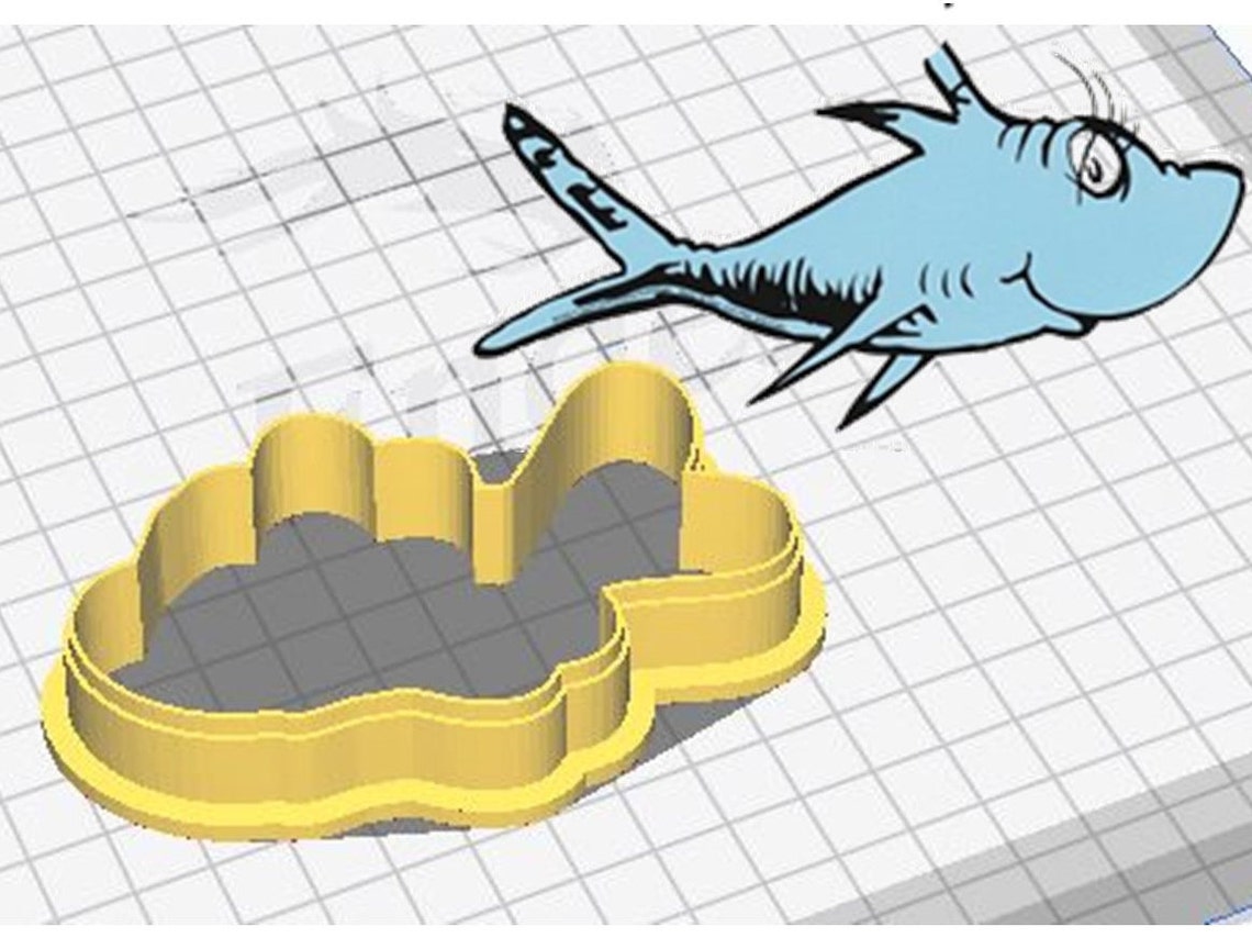 Fish DIGITAL STL File Cookie Cutter to Download Downloadable - Etsy