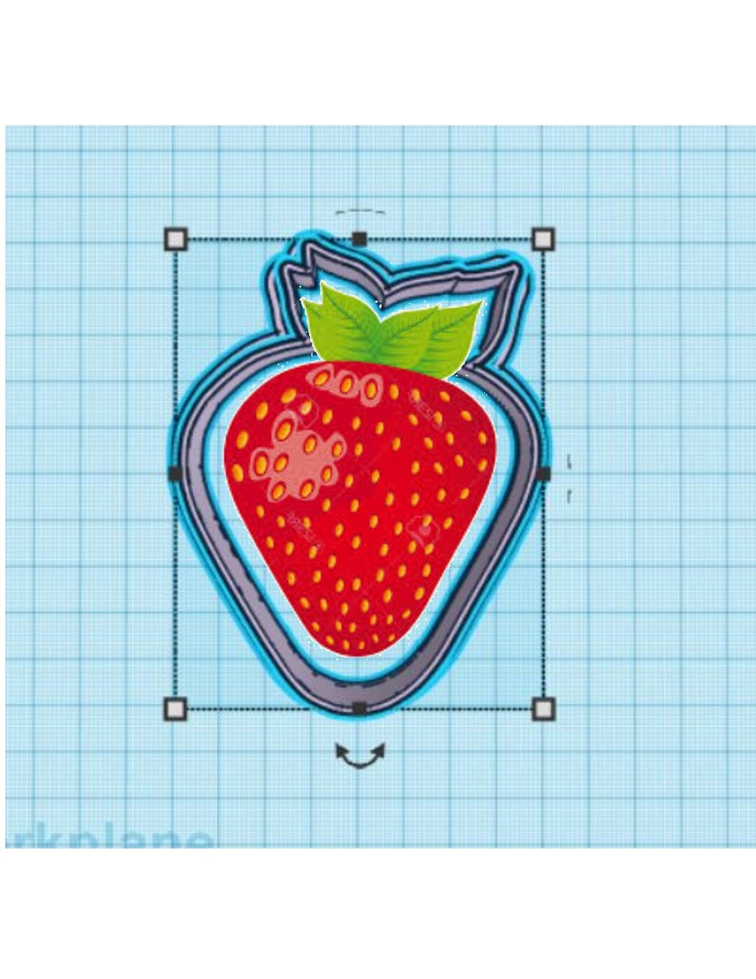 Strawberry DIGITAL STL File, Cookie Cutter to Download, Downloadable ...