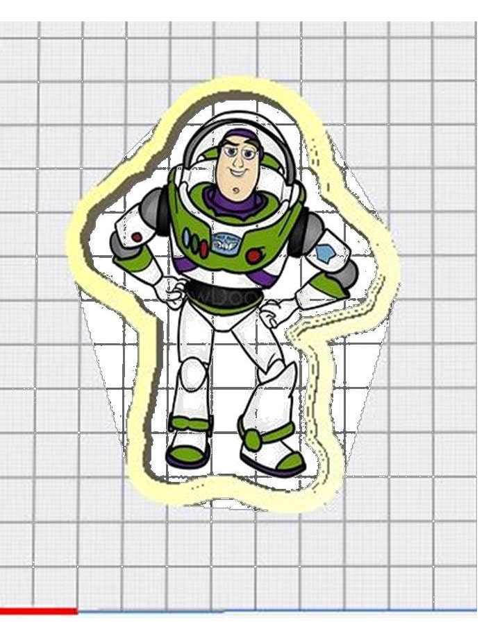 Buzz Lightyear DIGITAL STL File Cookie Cutter to Download - Etsy Australia