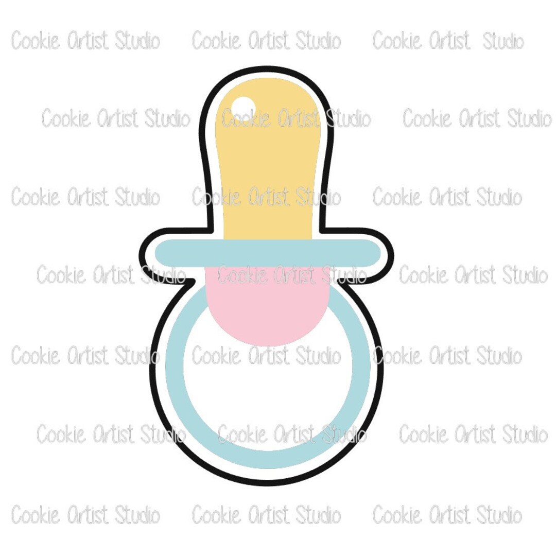 Baby Pacifier DIGITAL STL File, Cookie Cutter to Download, Downloadable ...