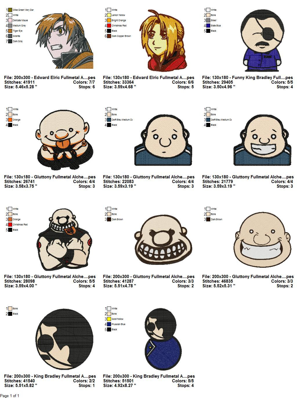 Drawing & Illustration Art & Collectibles svg, png, eps, pdf Fullmetal ...