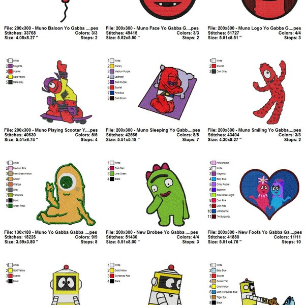 Yo Gabba Gabba - Etsy