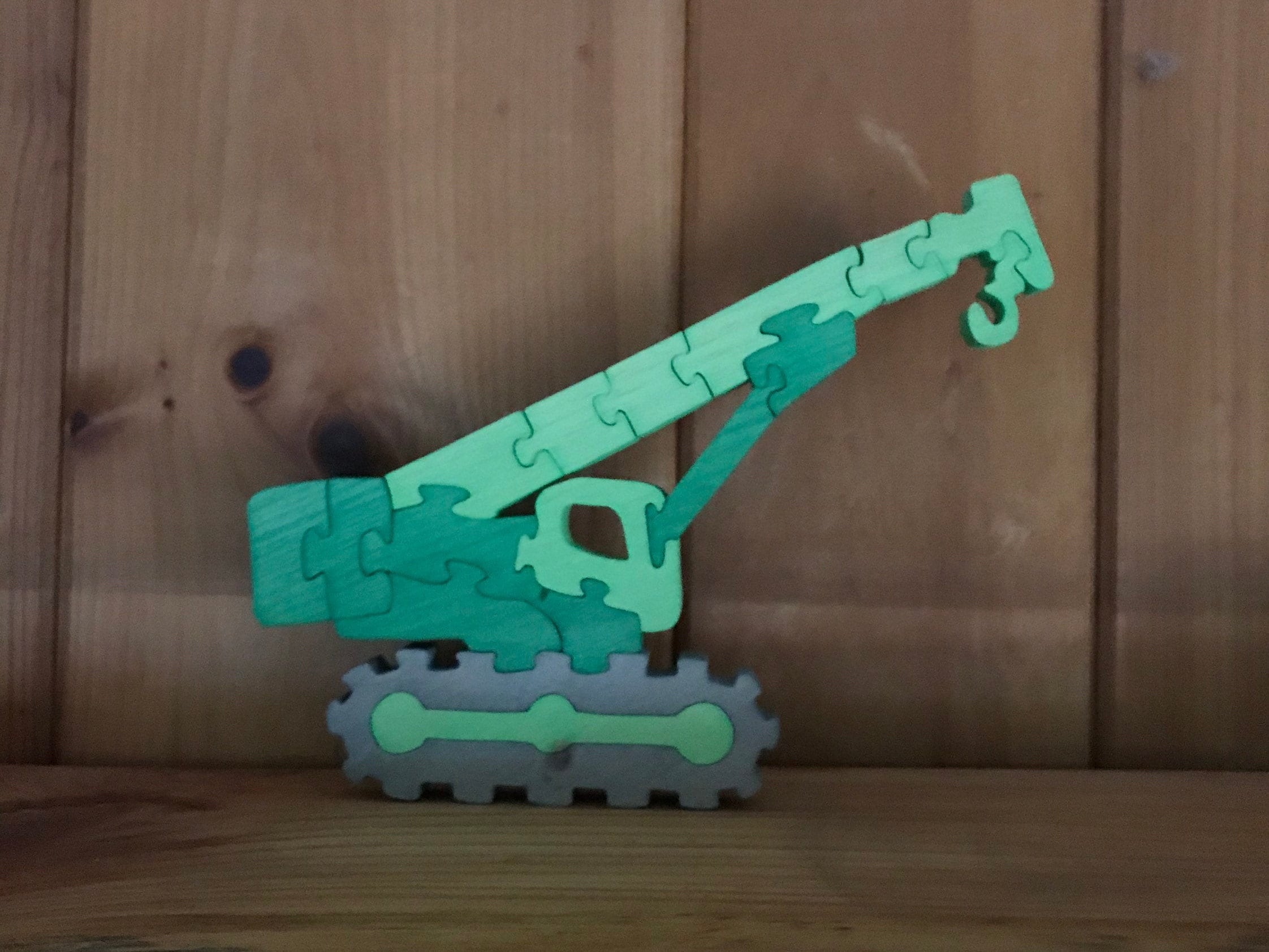 Wooden Crane Puzzle | Etsy