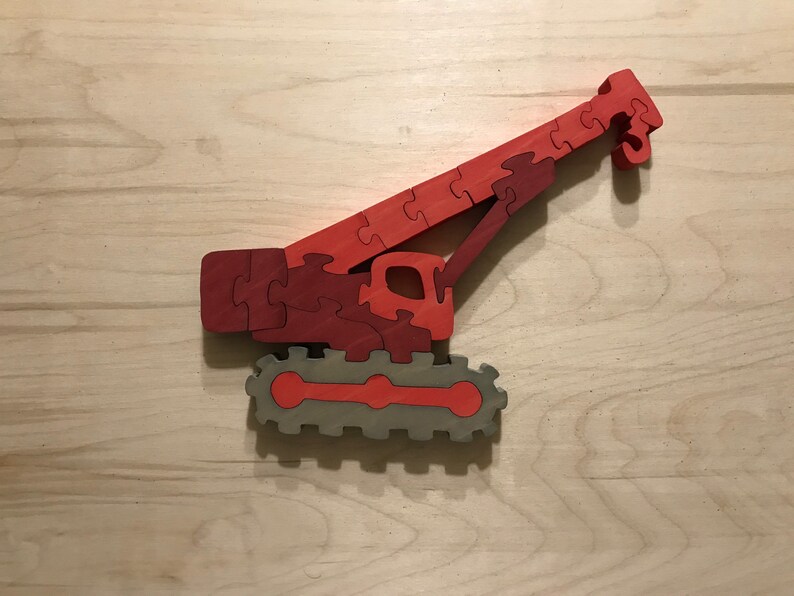 Wooden Crane Puzzle - Etsy