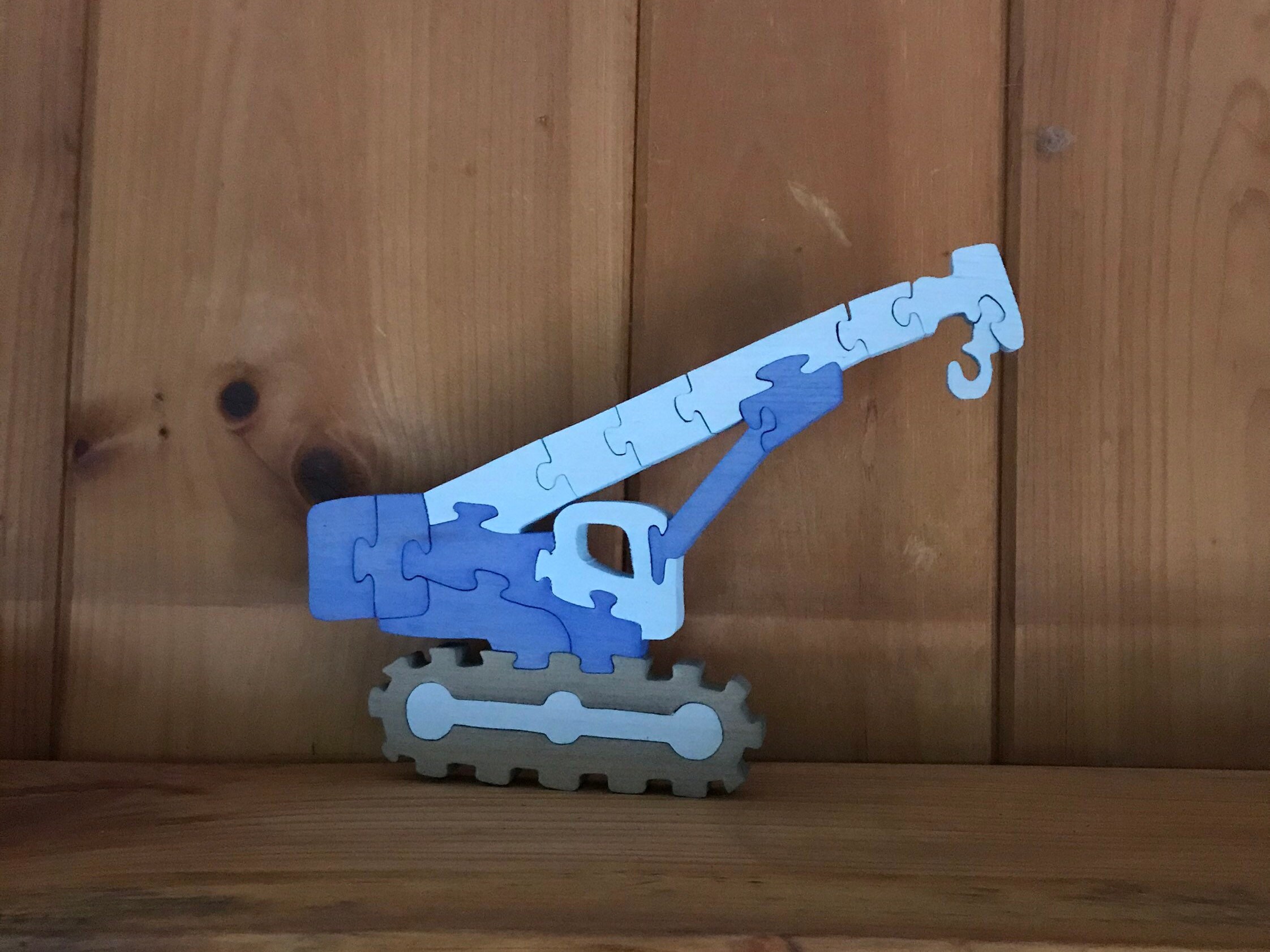 Wooden Crane Puzzle - Etsy