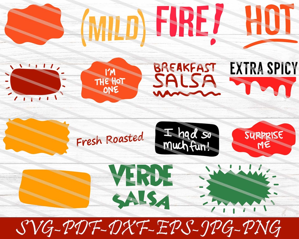 Taco Bell Svg Bundle Hot Sauce Svg Halloween Svg Halloween - Etsy Canada