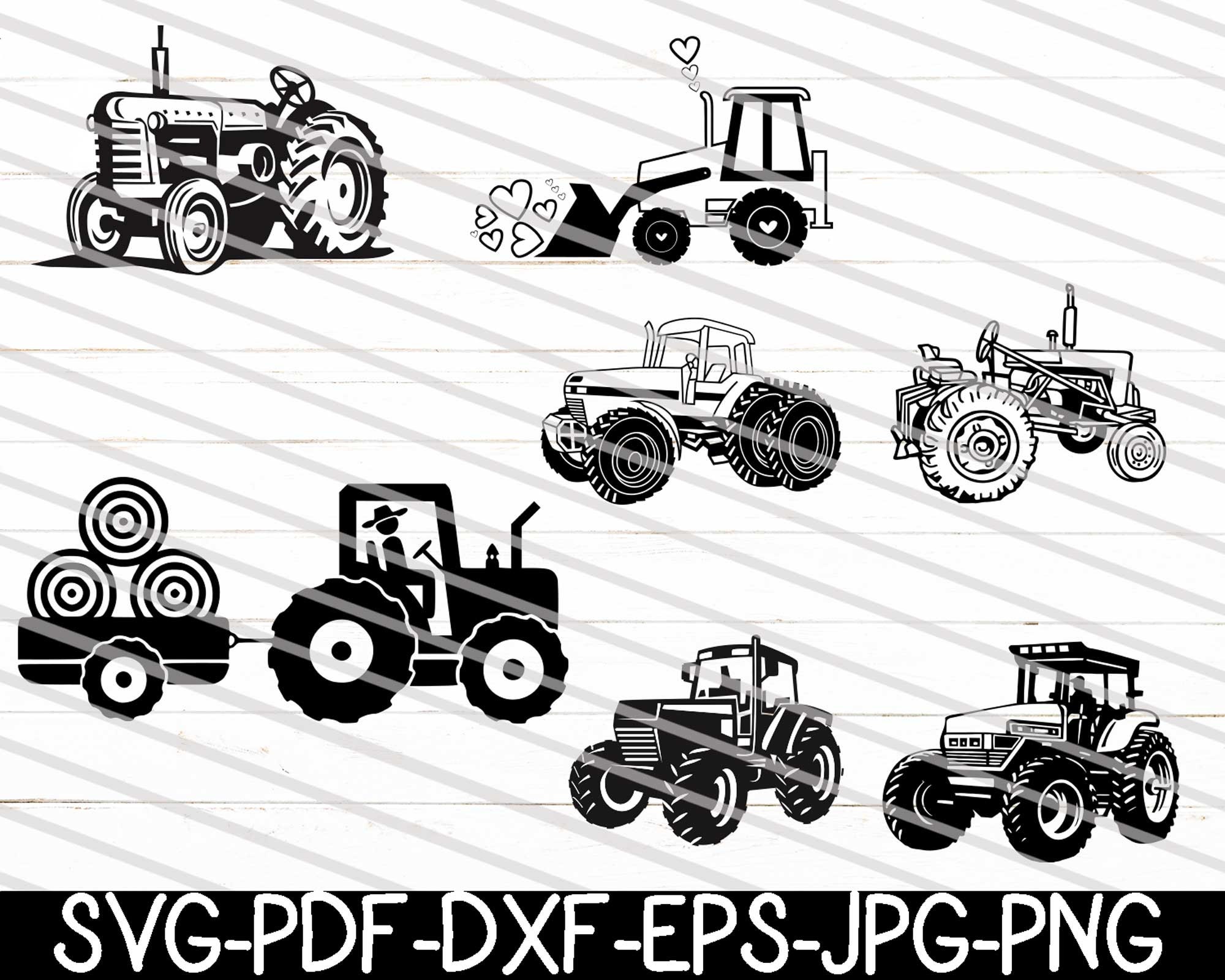 Tractor Svg Bundle Tractor Svg Farm Tractor Svg Farming - Etsy