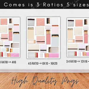 Blank Matchbook Template, Canva Template, Pink Matchbox, Matchbox Art ...