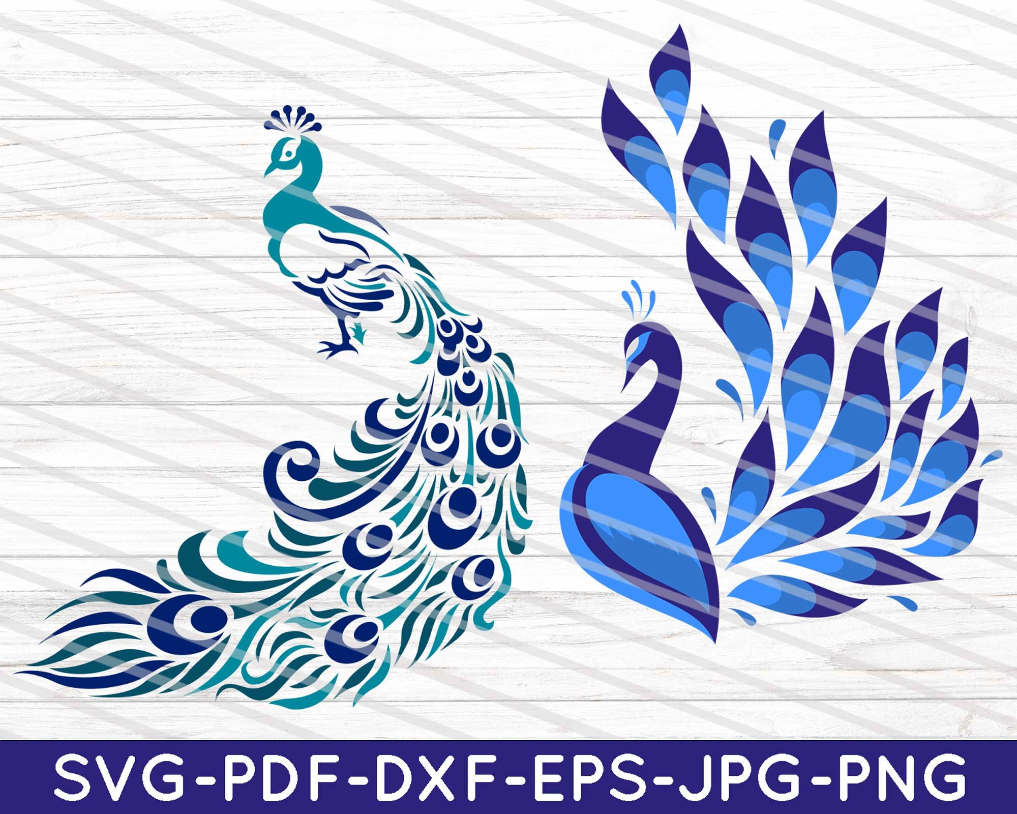 Peacock Silhouette Free Vector