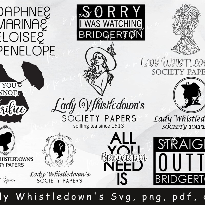 Bridgerton Svg - Etsy