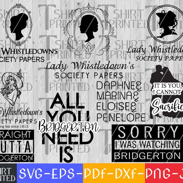 Bridgerton Svg - Etsy