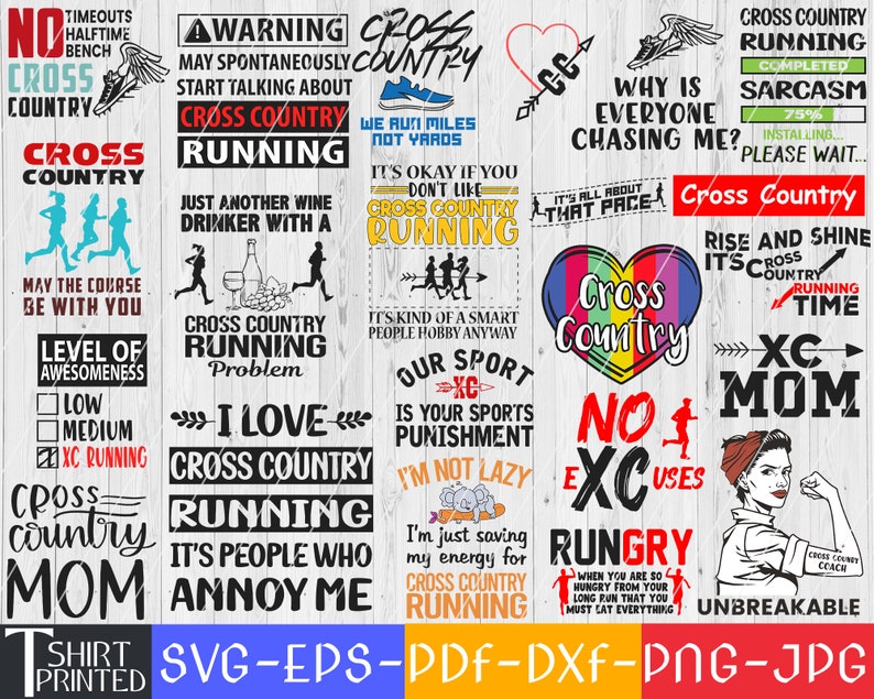 Cross Country Svg Bundle Cross Country Svg Track Svg Running - Etsy