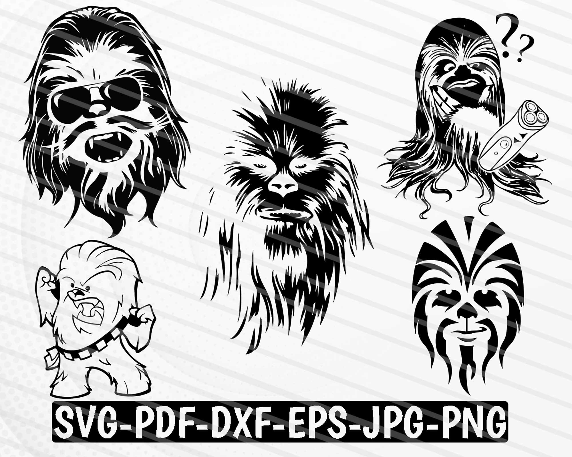 Chewbacca Stencil