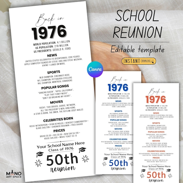 Class Reunion Keepsake - Etsy