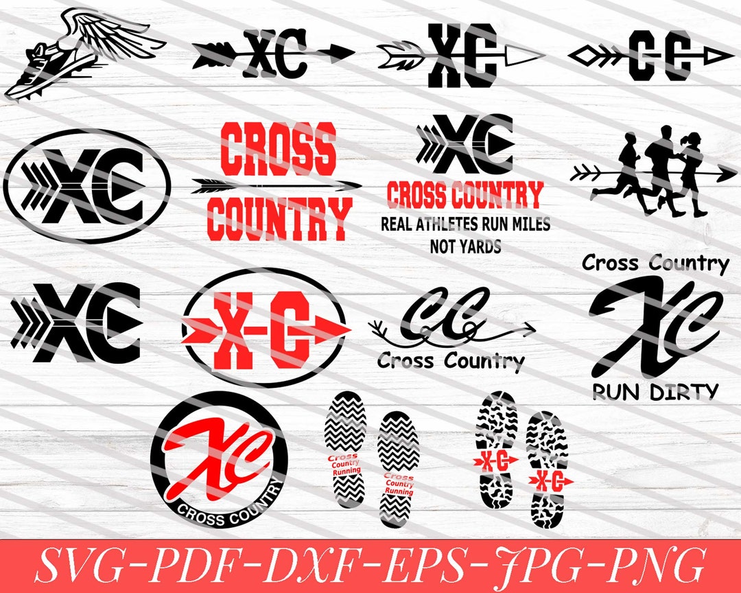 Cross Country Svg Bundle, Cross Country Svg, Cross Country Pack ...