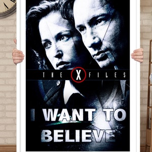 X Files TV Poster Movie Poster Art Home Decor Bedroom Poster - Etsy